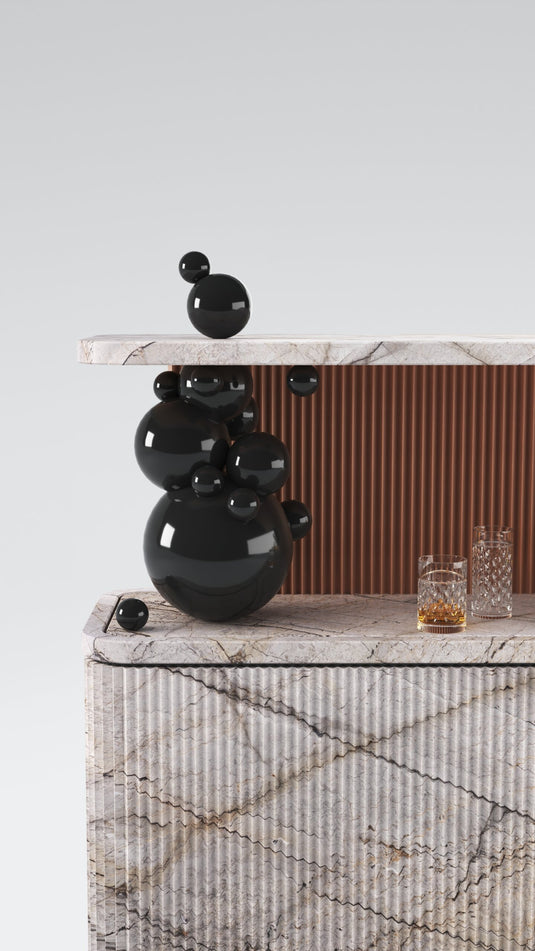 Sliding bar cabinet EDGE | Ukrainian Product Design